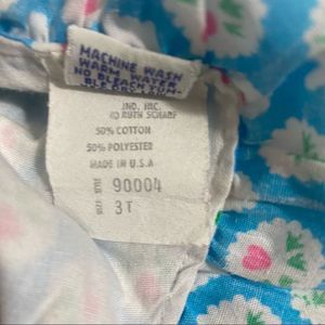 ruth Scharf | Matching Sets | Vintage Ruth Scharf Blue Floral Bloomer ...